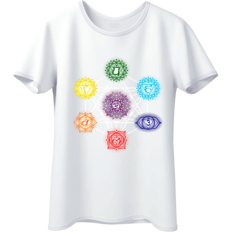 Tee shirt des 7 chakras