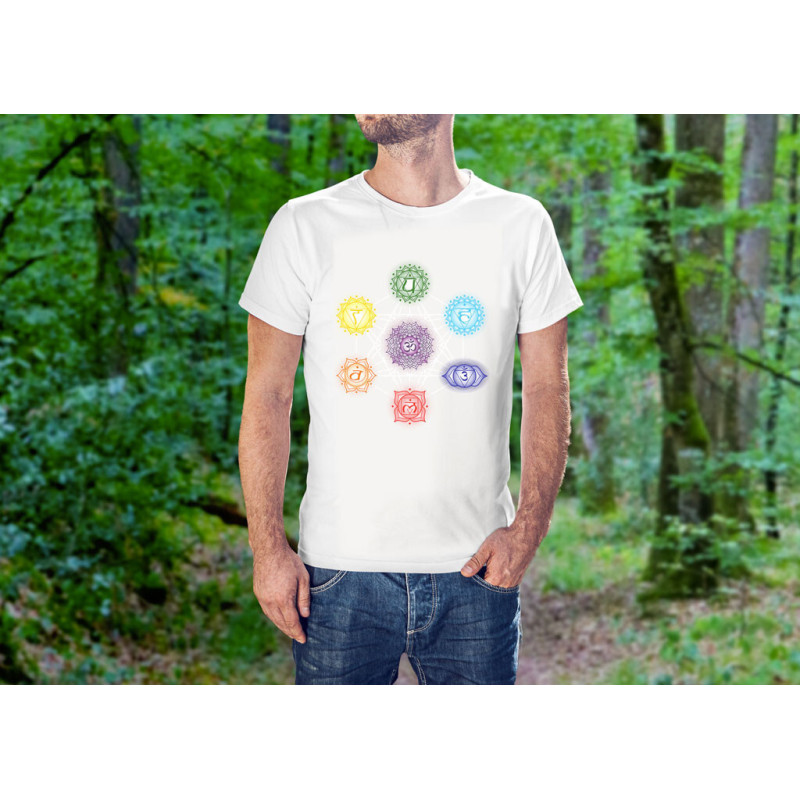 Tee shirt des 7 chakras